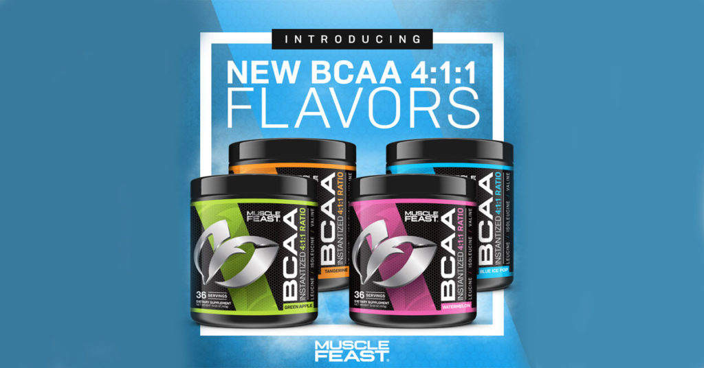 Muscle Feast Introduces 4 New Flavors Of Their BCAA Powder