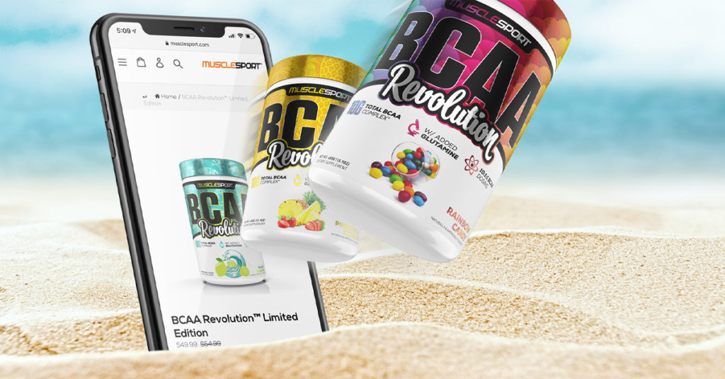 MuscleSport Launches Three Limited Edition Flavors For BCAA Revolution
