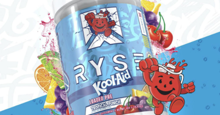 RYSE X Kool-Aid Tropical Punch Loaded Pre On The Way