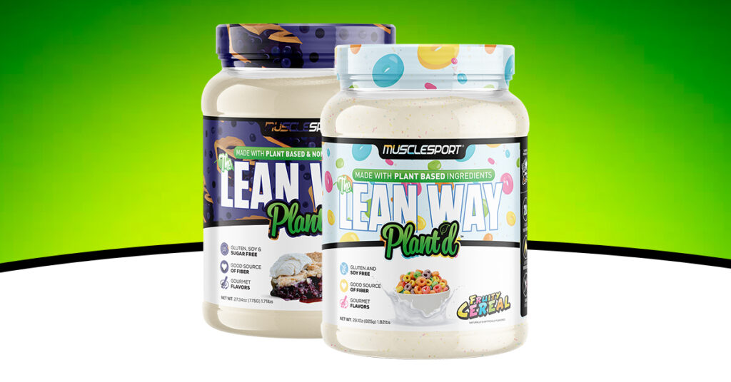 MuscleSport Launches Lean Way Plant'd Vegan Protein
