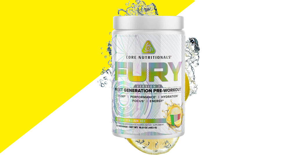 Core Nutritionals Launches Italian Lemon Ice FURY V2